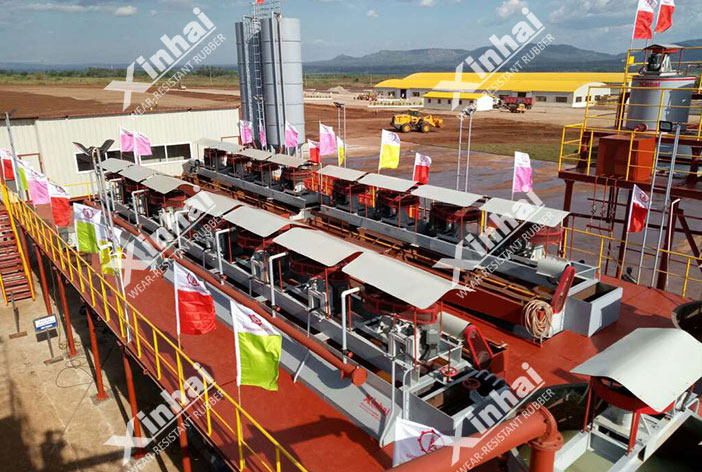 Gold mine flotation process, flotation gold extraction process - Xinhai